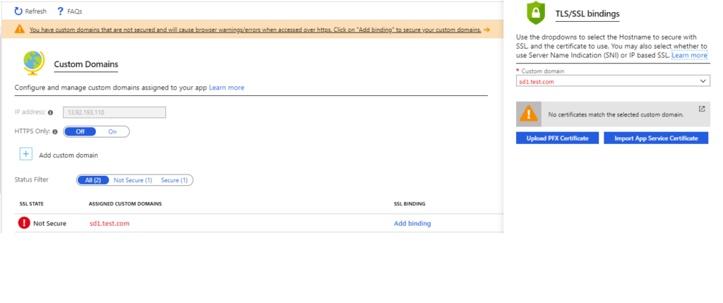 End To End Ssl Solution Using Web Apps And Azure Application Gateway Multisite Hosting